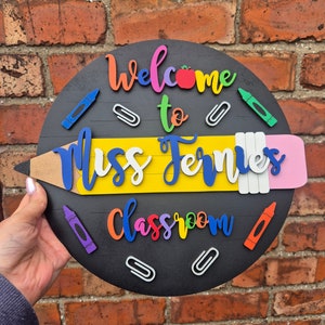 Classroom Sign , Welcome Sign , Teachers Gift , Leavers Gift, Welcome ...