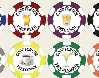 Custom Drink Token - Etsy