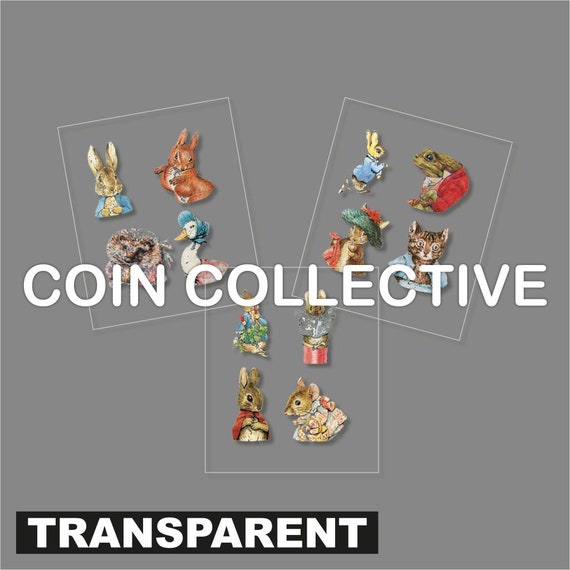 1 X Full Set Beatrix Potter Decals Stickers Clear NEW - Etsy