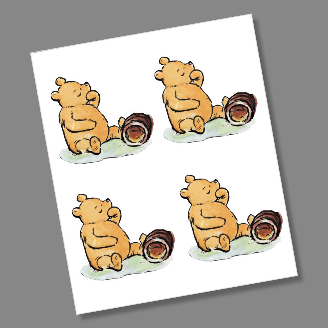 Winnie the Pooh 2020 Single Design 50p Coin Decal Stickers - Etsy