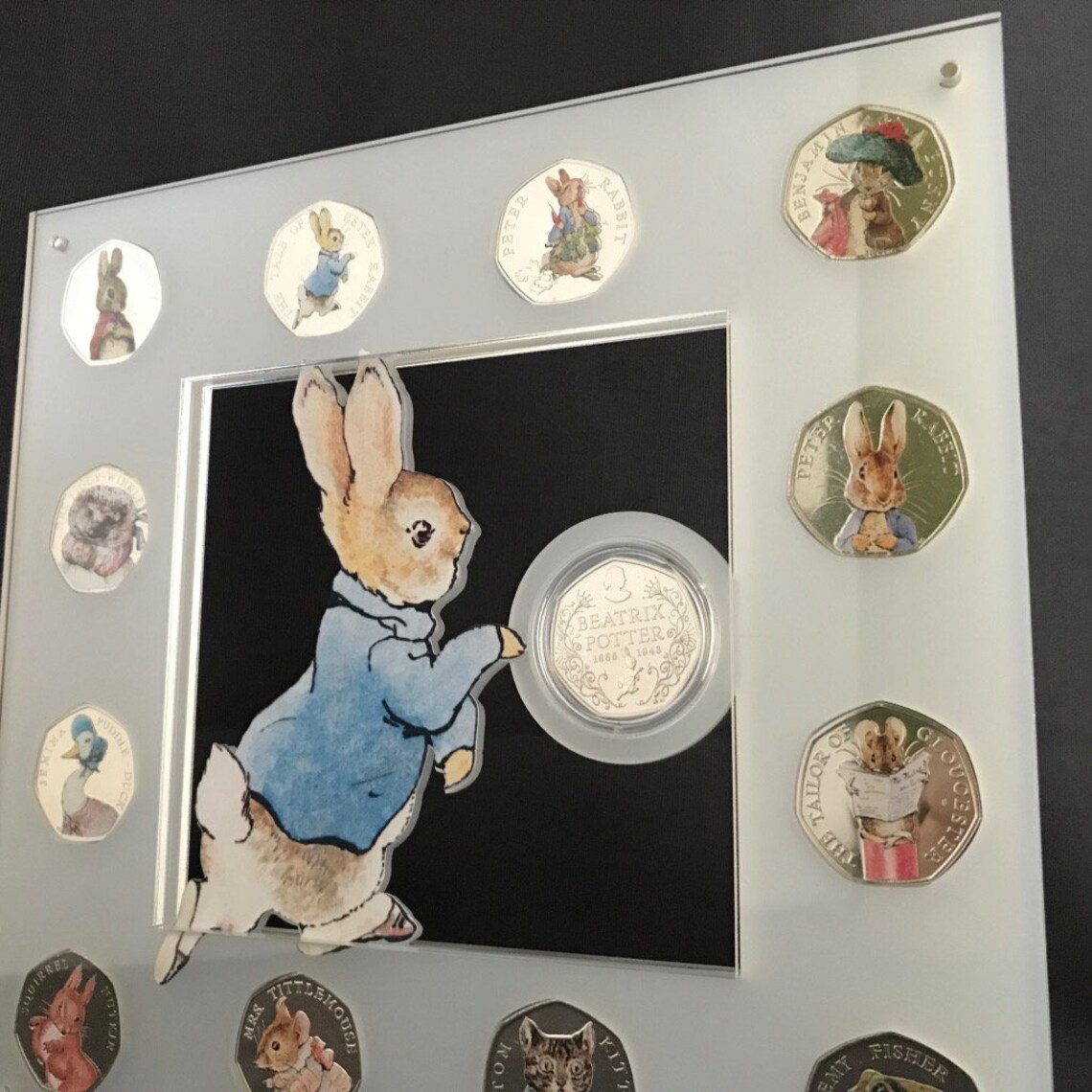 Beatrix Potter Perspex Coin Display Holds 13 Coins to - Etsy