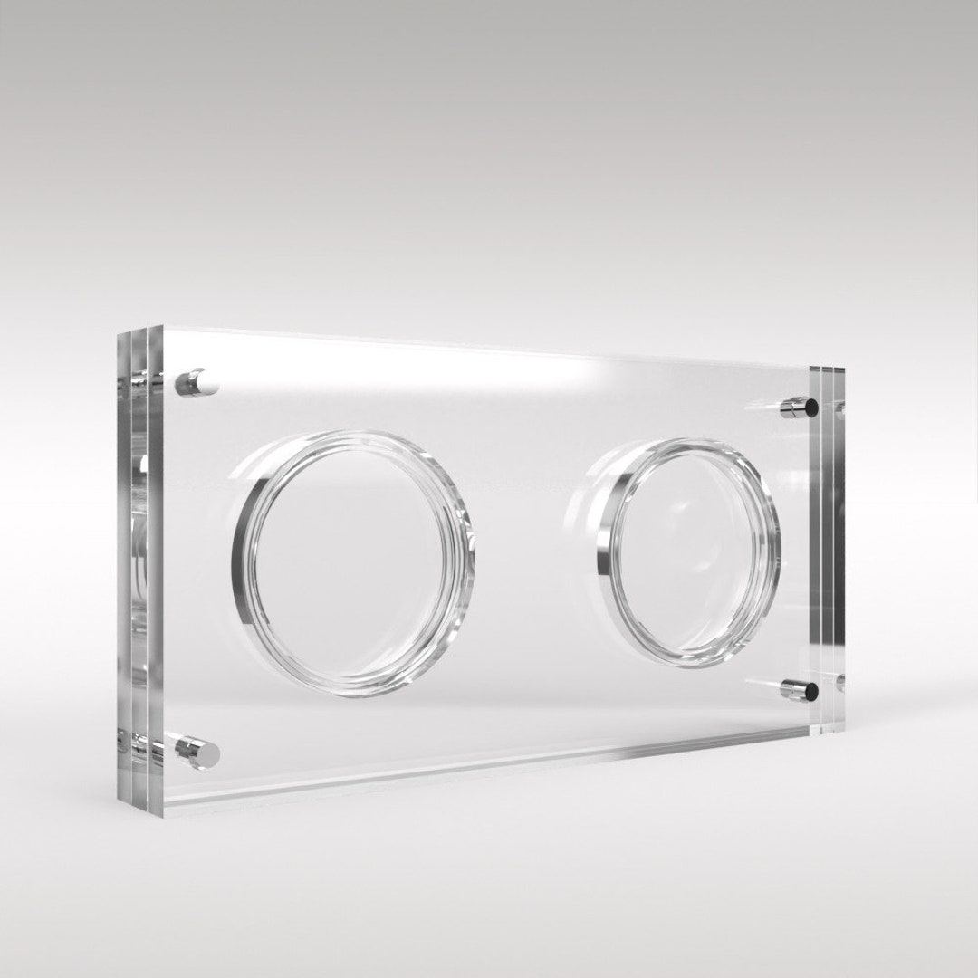 39mm 2 Coin Duo Acrylic Coin Display Case Holder - Etsy