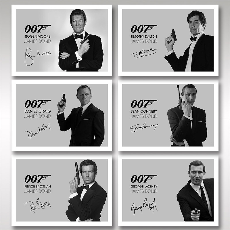 James Bond Poster - Etsy