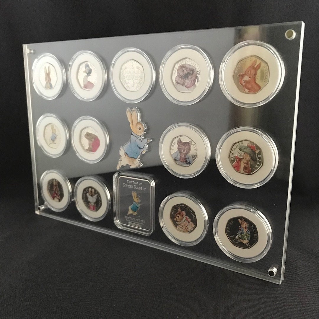 Peter Rabbit Ingot and Coin Display Beatrix Potter Collection - Etsy