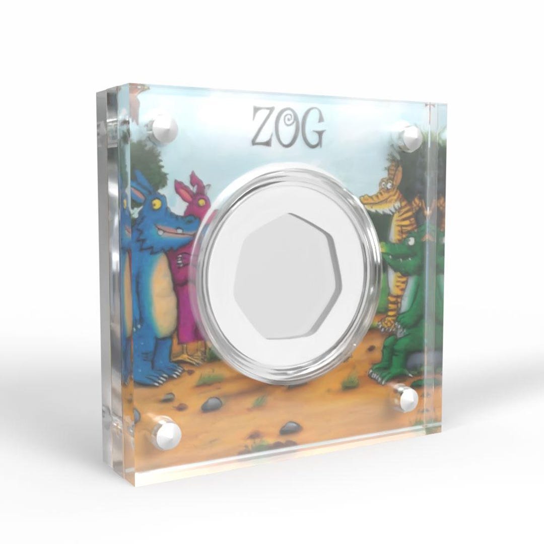 Zog 50p Acrylic Coin Display Case Holder - Etsy