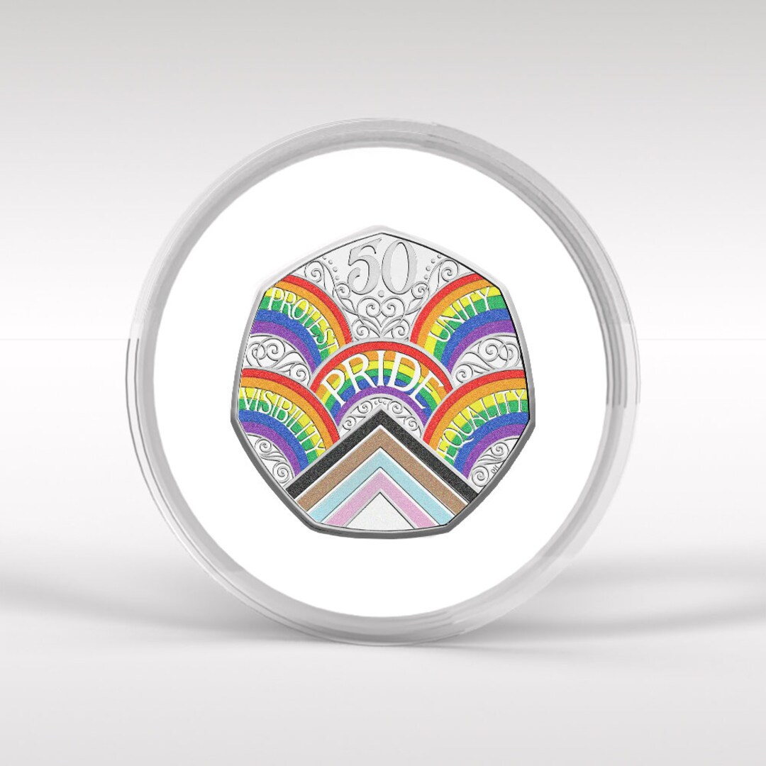Pride Royal Mint 2022 50p Coin Brilliant Uncirculated - Etsy