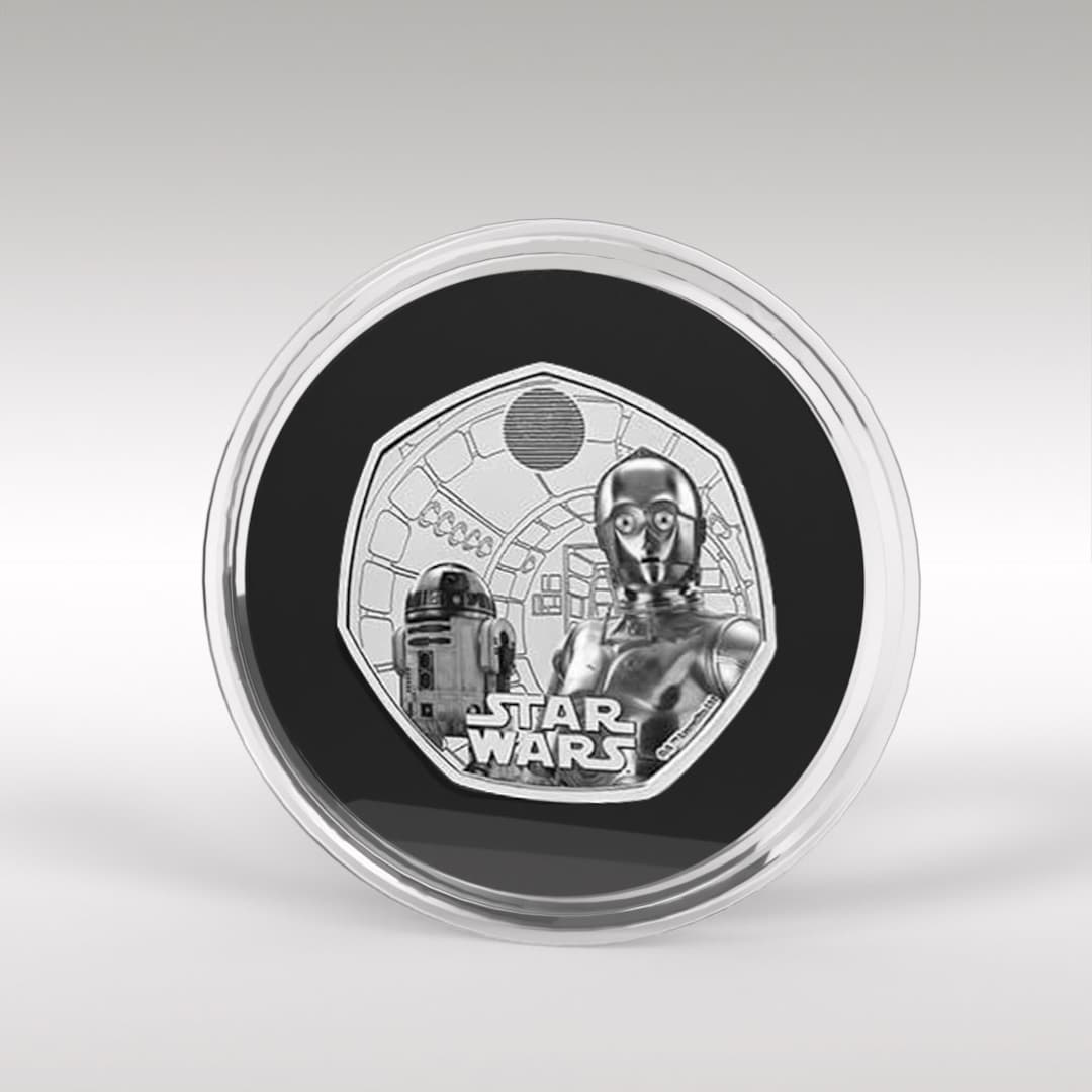 R2D2 C3PO Star Wars 50p Royal Mint 2023 BU Coin 1 - Etsy