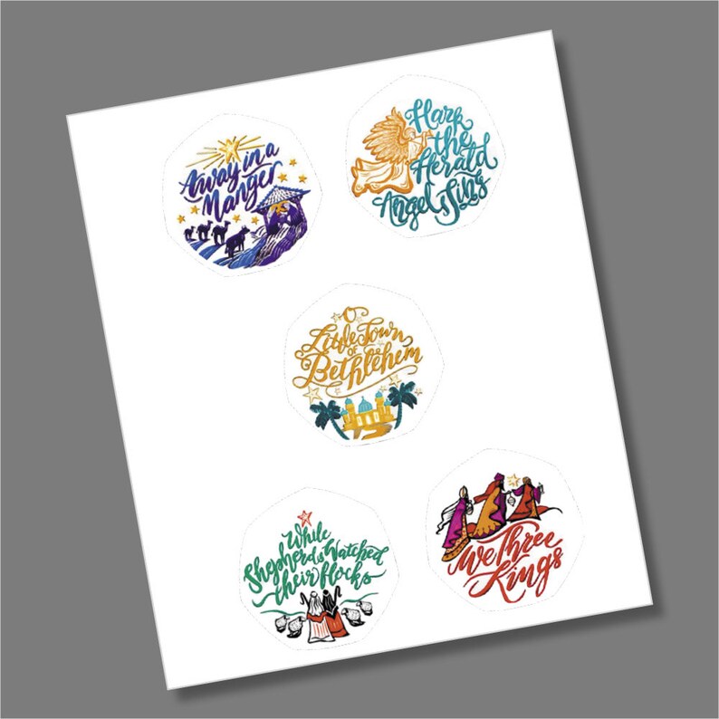 PRE ORDER - Christmas Carol 50p Coin Coloured Decal Stickers - Etsy UK