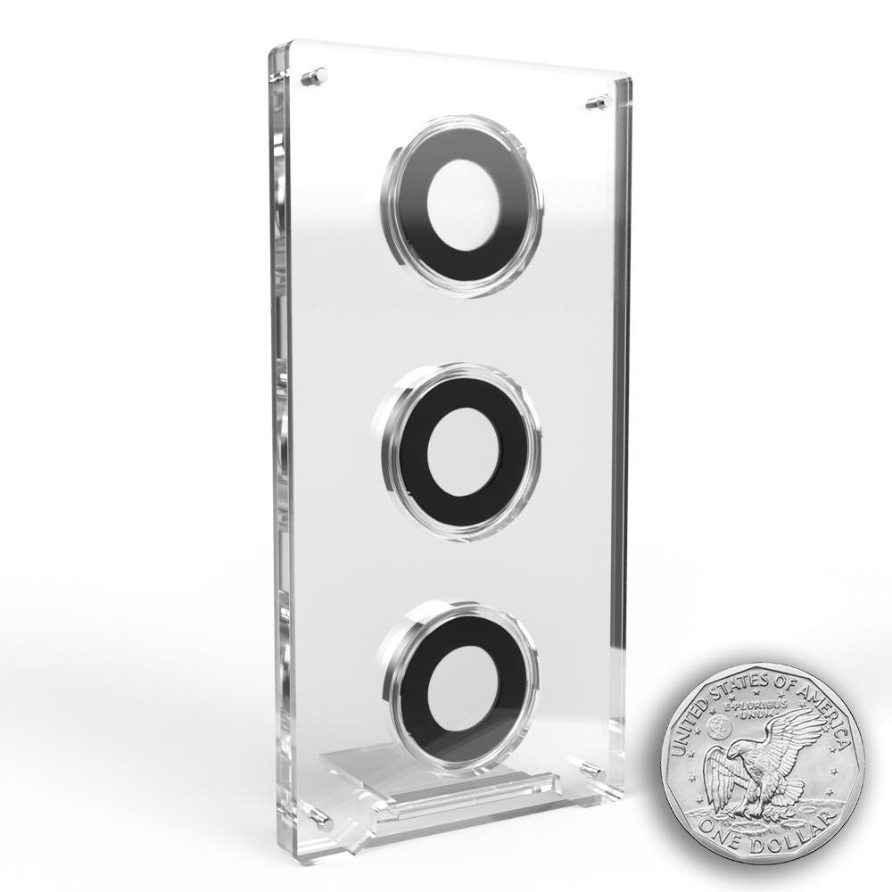 US Dollar Acrylic 3 Coin Display Case Holder - Etsy