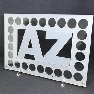 A-z Alphabet 10p Coins, Perspex Coin Display for Complete Collection ...