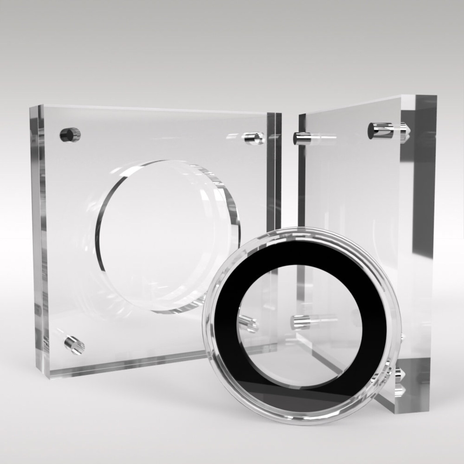 Double Sovereign Coin Acrylic Coin Display Case Holder White - Etsy