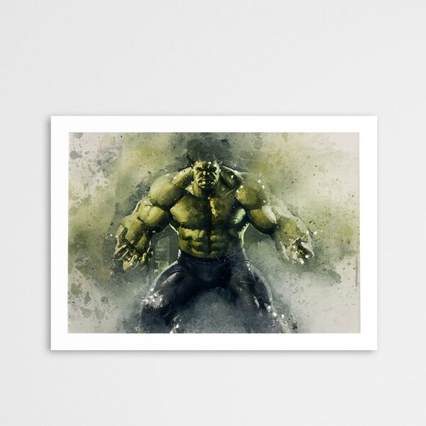 Hulk Poster - Etsy UK