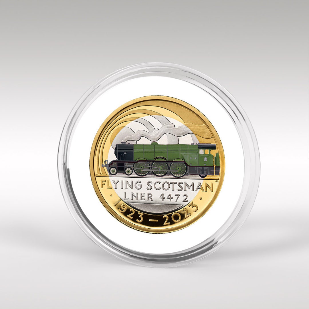 The Flying Scotsman 2023 Coloured Decal BU 50p Coin - Etsy UK