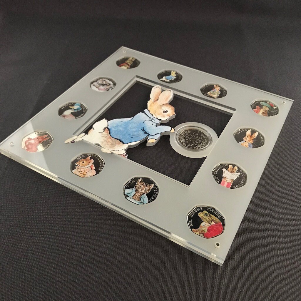 Beatrix Potter Perspex Coin Display Holds 13 Coins to - Etsy