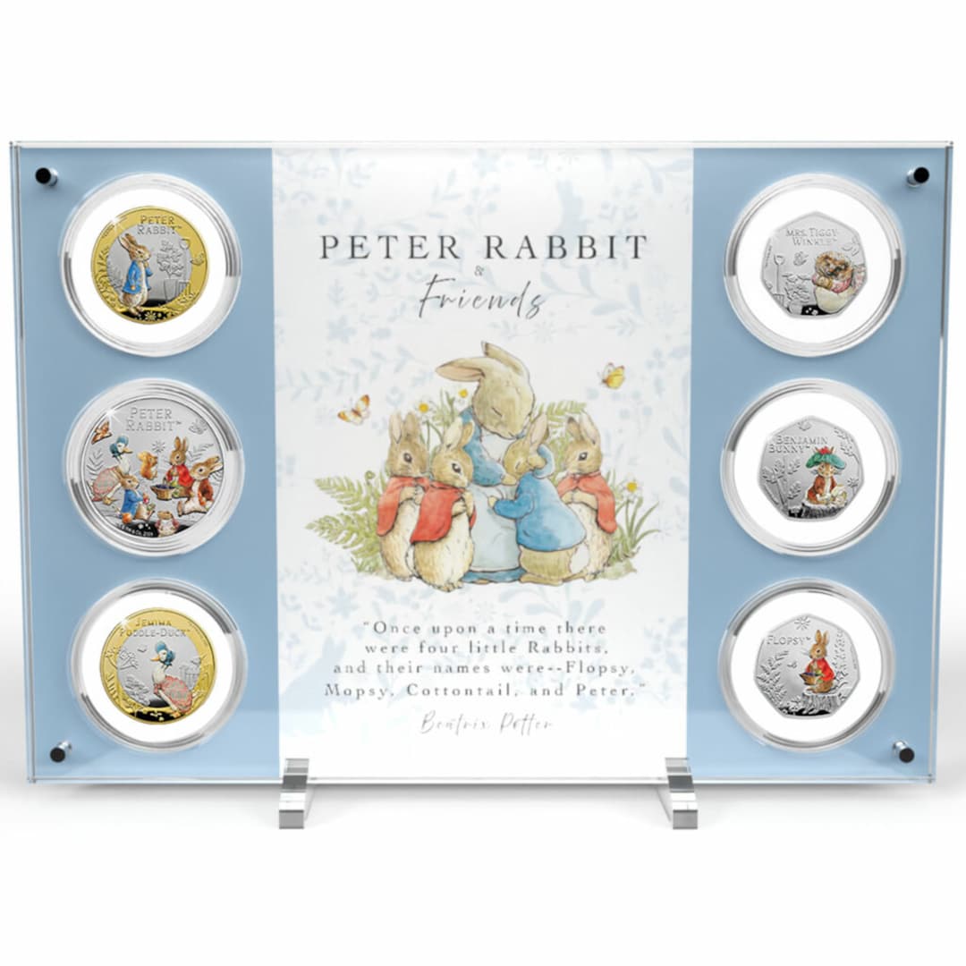 The World of Peter Rabbit 2023 BU Coin Collection & Acrylic Display ...