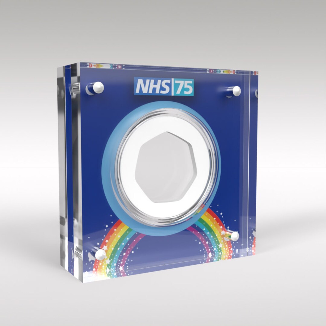 75 Years of the NHS 50p Coin Perspex Display Case Holder - Etsy