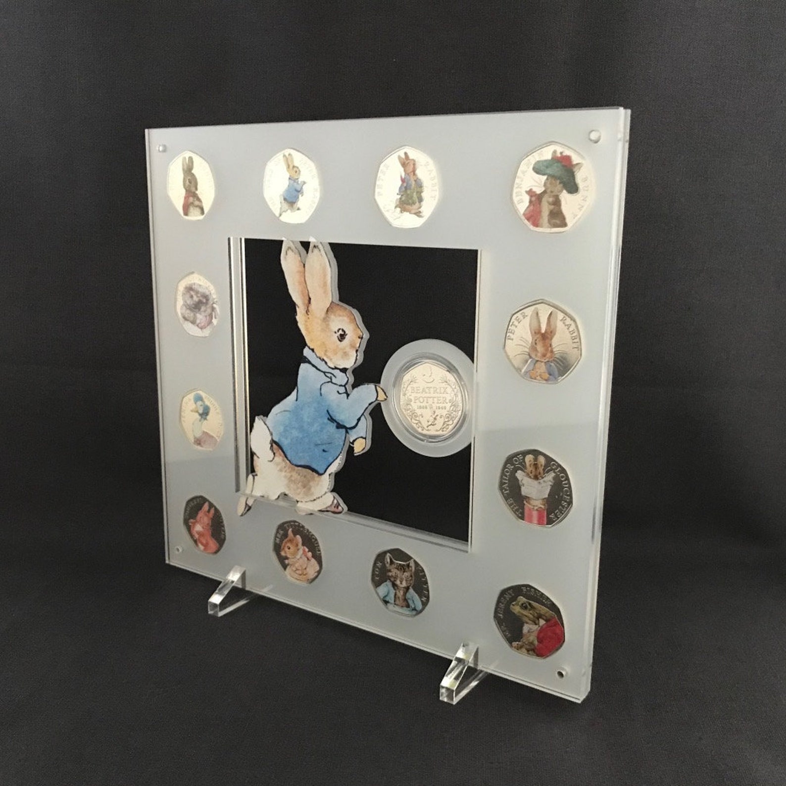 Beatrix Potter Perspex Coin Display Holds 13 Coins to - Etsy