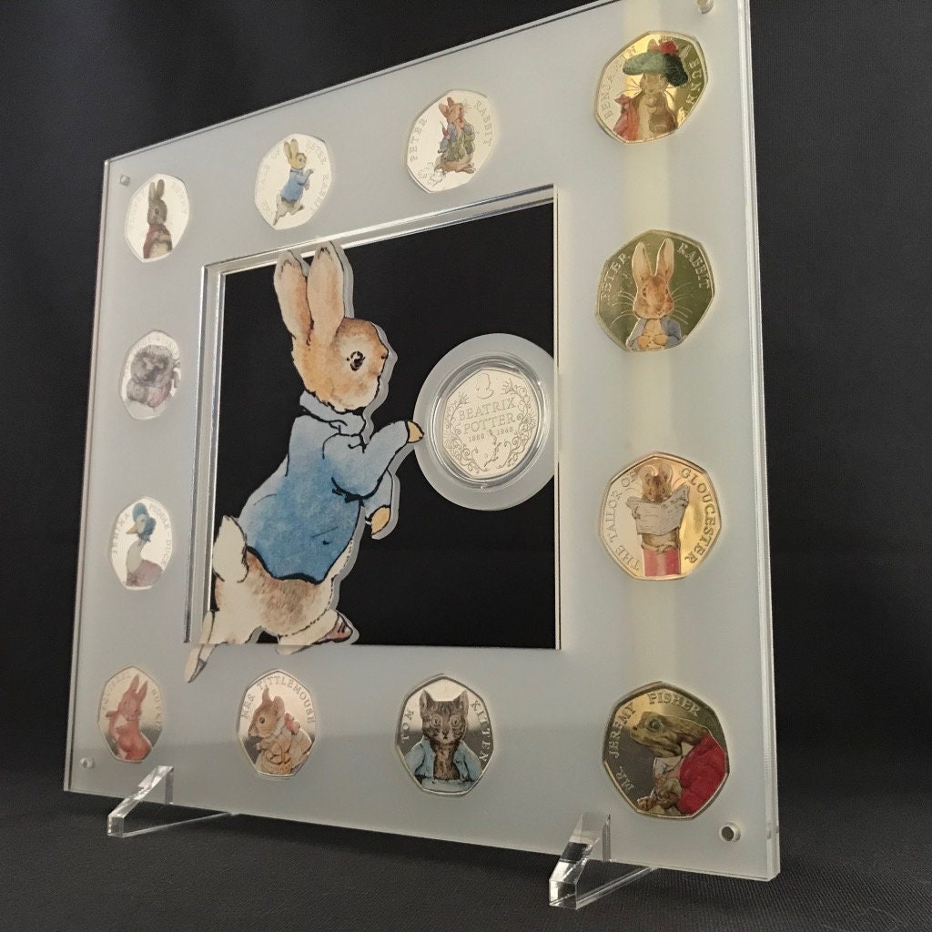 Beatrix Potter Perspex Coin Display Holds 13 Coins to - Etsy