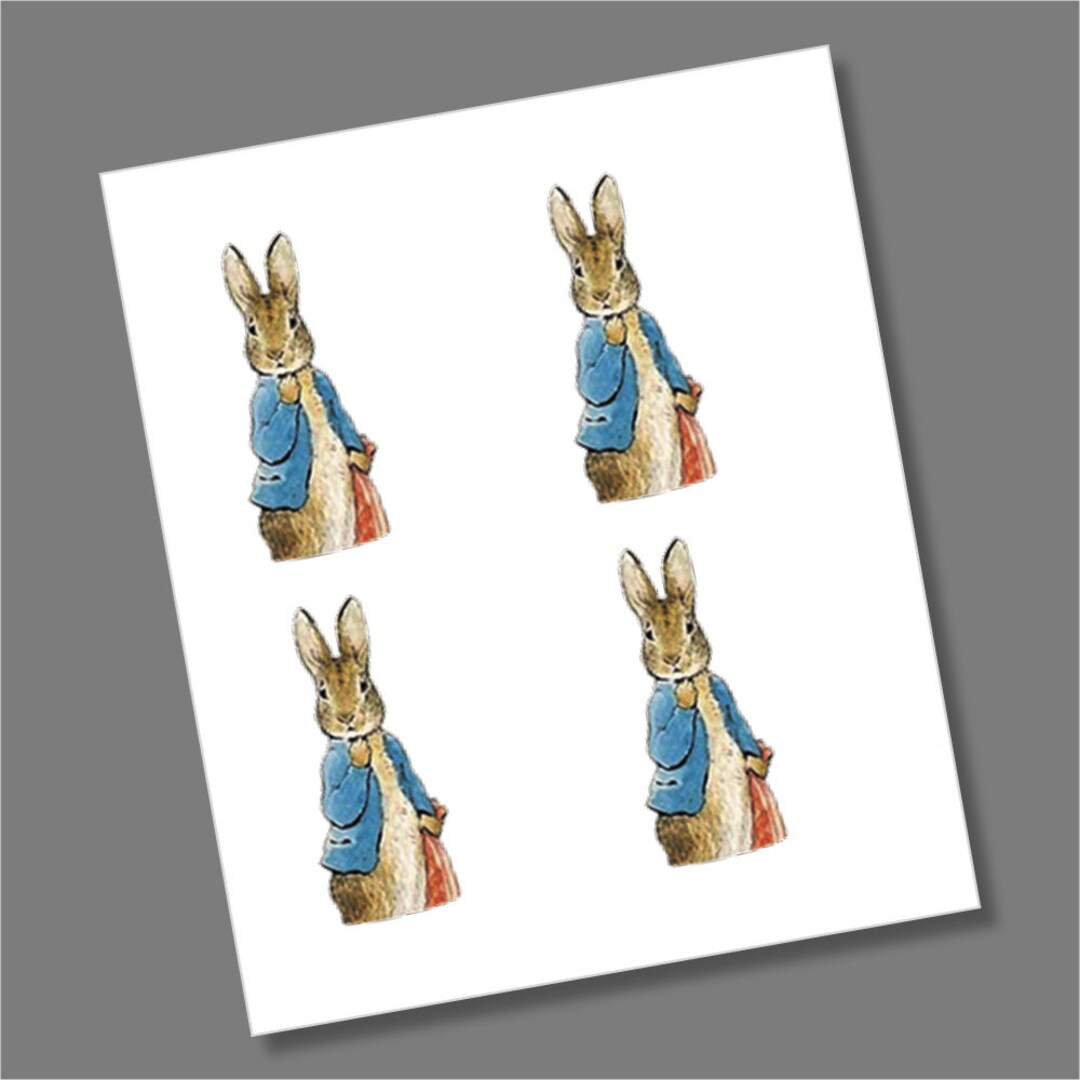 Peter Rabbit Beatrix Potter Decals Stickers 2019 X 4 - Etsy