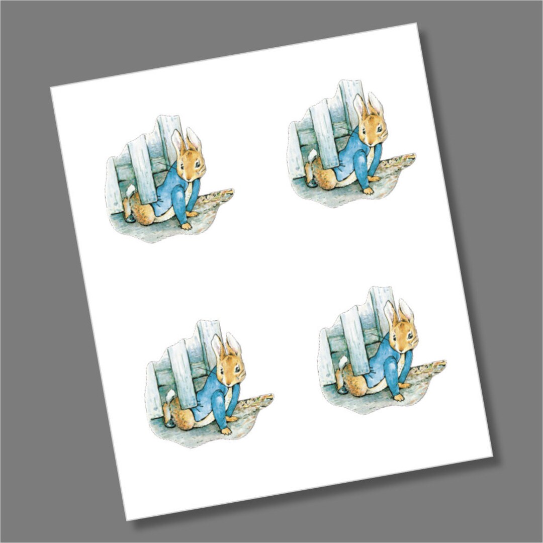Peter Rabbit Beatrix Potter Decals Stickers 2020 X 4 - Etsy