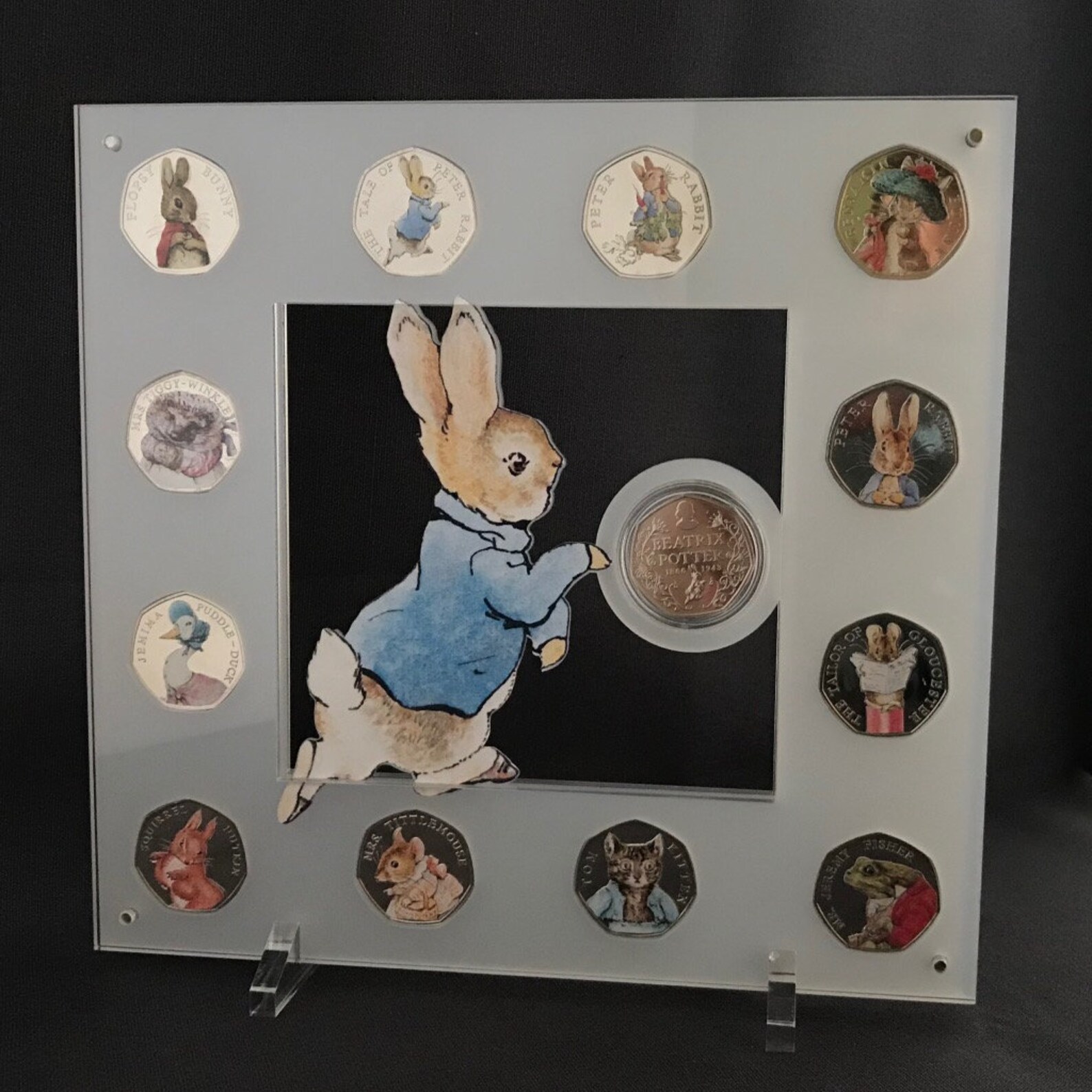 Beatrix Potter Perspex Coin Display Holds 13 Coins to - Etsy