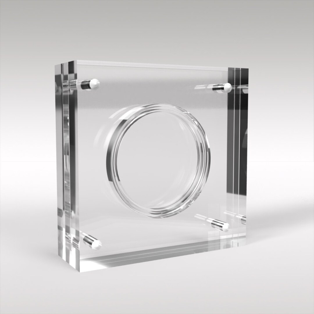 1oz Canadian Maple Leaf Coin Perspex/acrylic Display Case 1.5 Inch 38mm ...