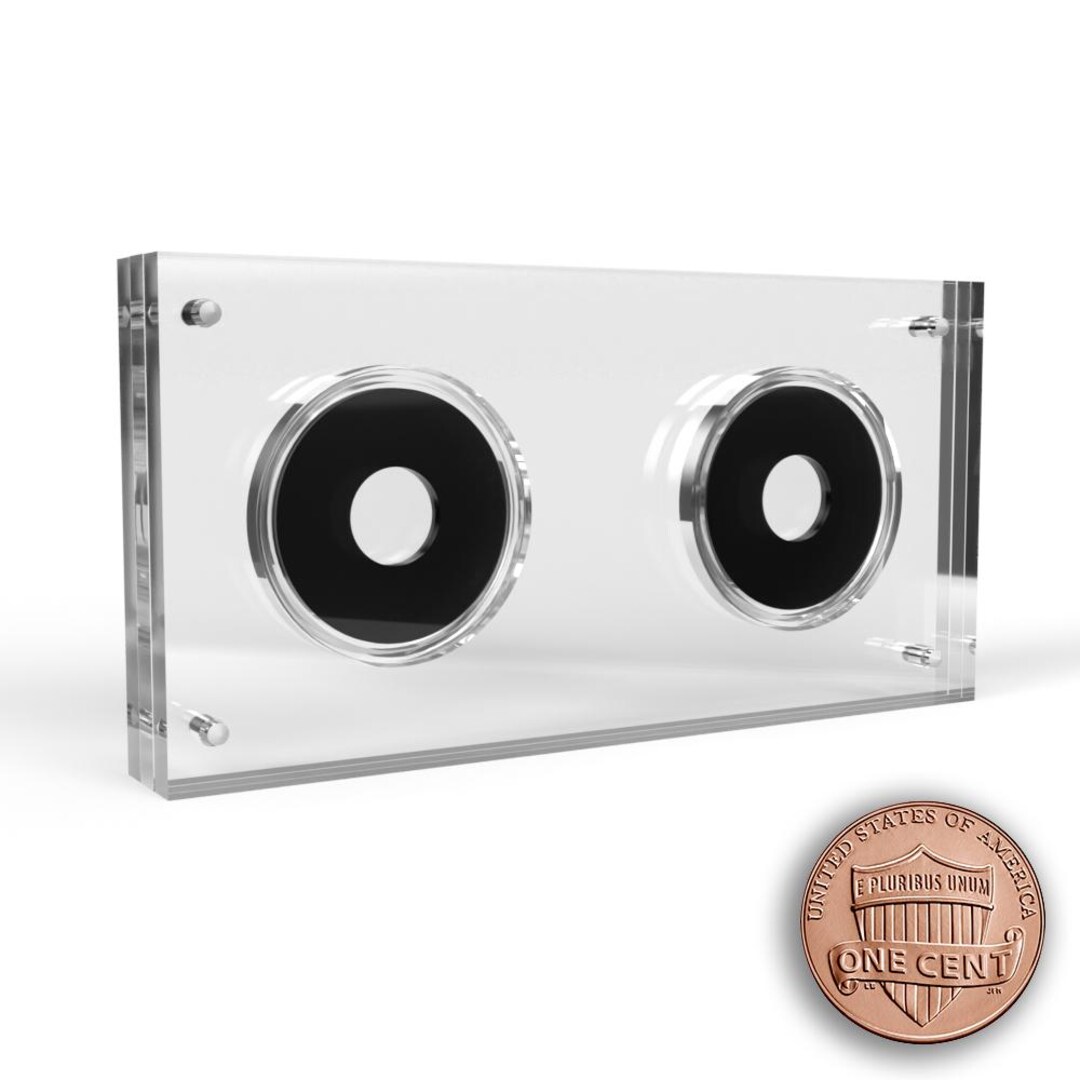 US Cent Acrylic 2 Coin Display Case Holder - Etsy