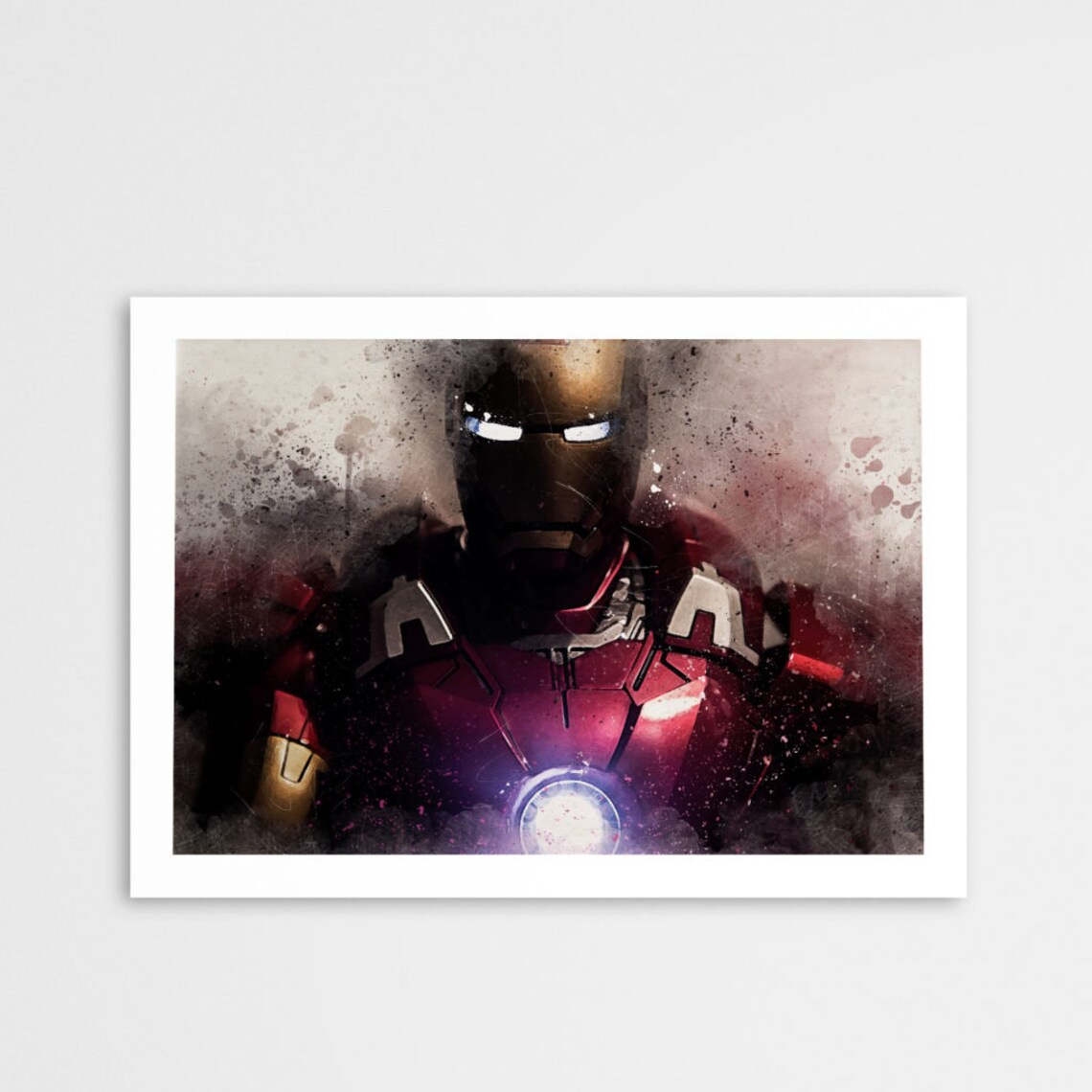 Iron Man Wall Art Poster Frame and Canvas Option | Etsy