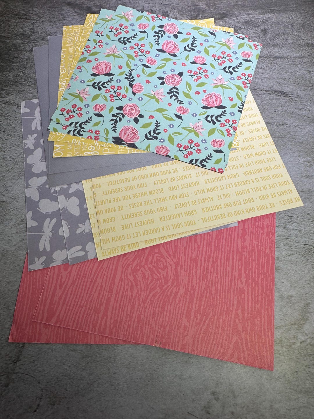 Limited Edition Paper Set: Backyard Table Designer Series 12 Sheets - Etsy
