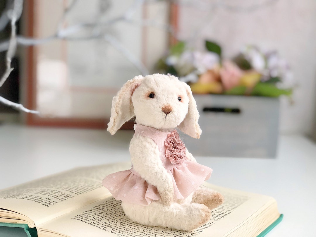 Easter Rabbit Artist Teddy Bunny. Handmade Rabbit. Soft Sculpture ...
