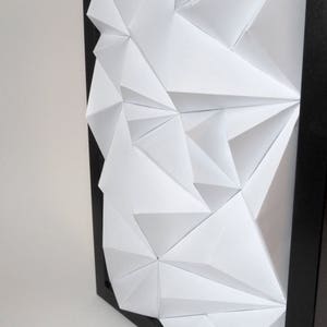 S | Ridges | Papercraft | 3D Paper Poster | DIY | Template | Printable ...