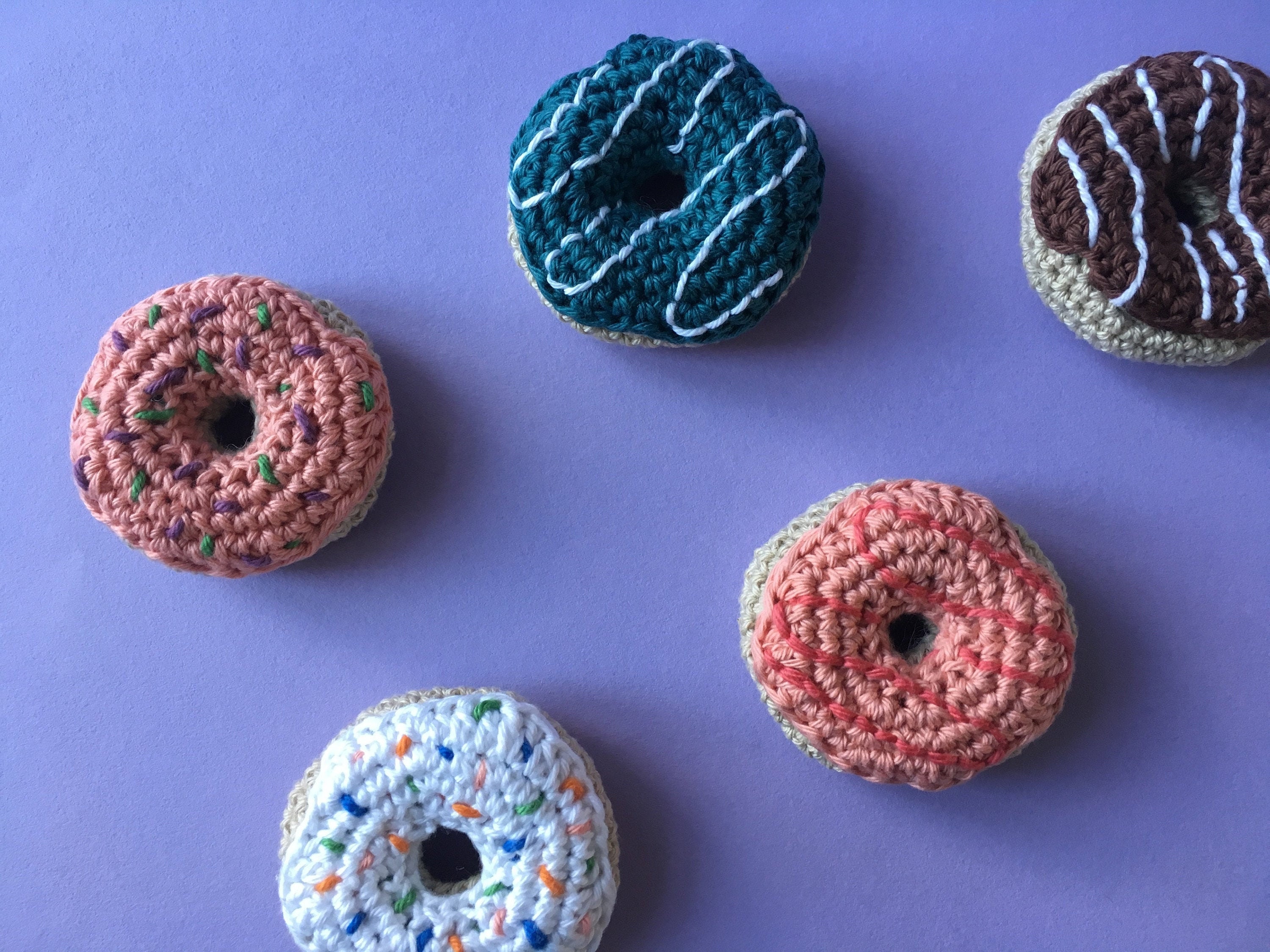 Mini Doughnut CROCHET PATTERN Crochet Play Food - Etsy