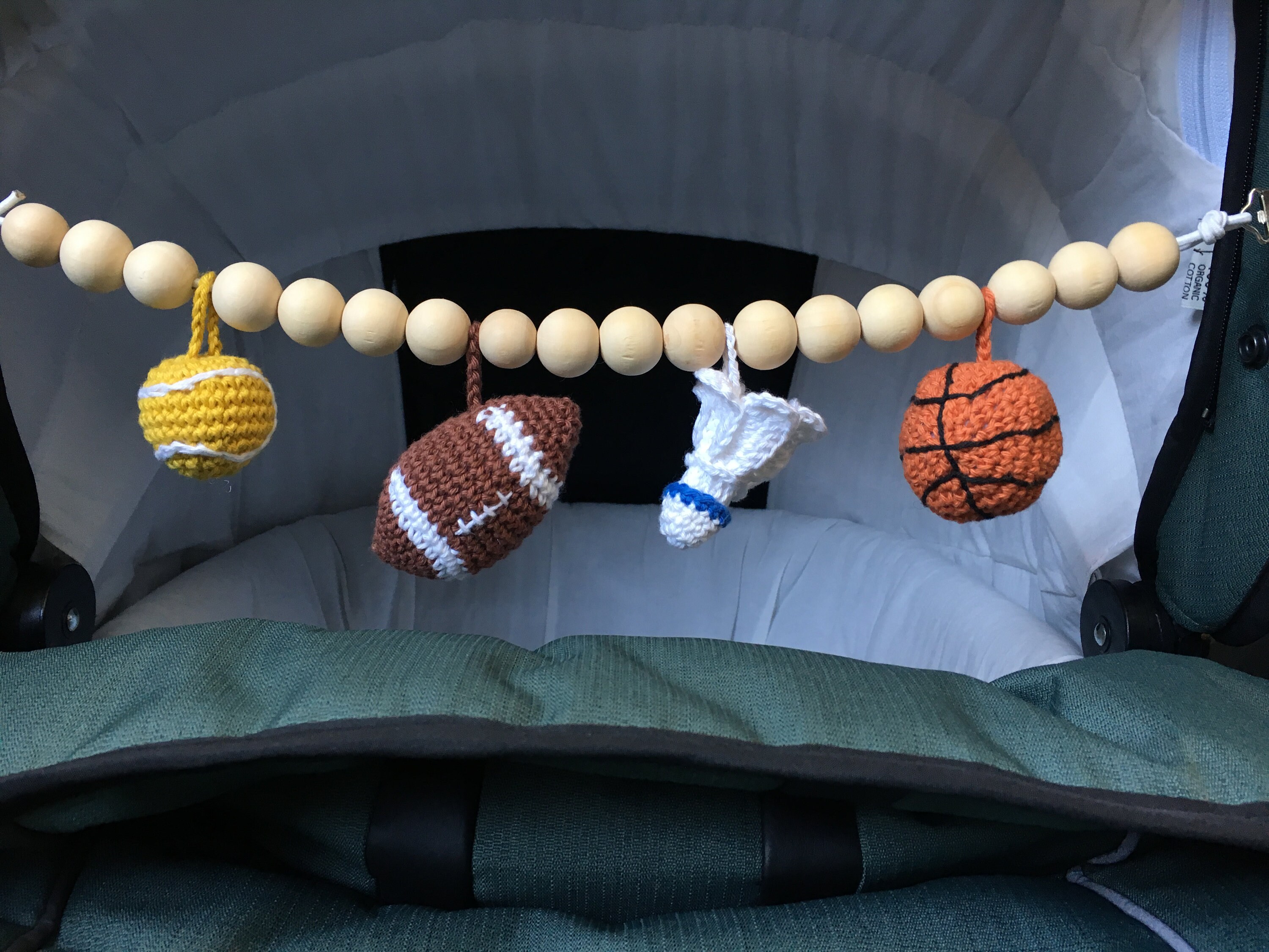 Sport Stroller Chain | CROCHET PATTERN | Pram Mobile | Amigurumi | Baby ...