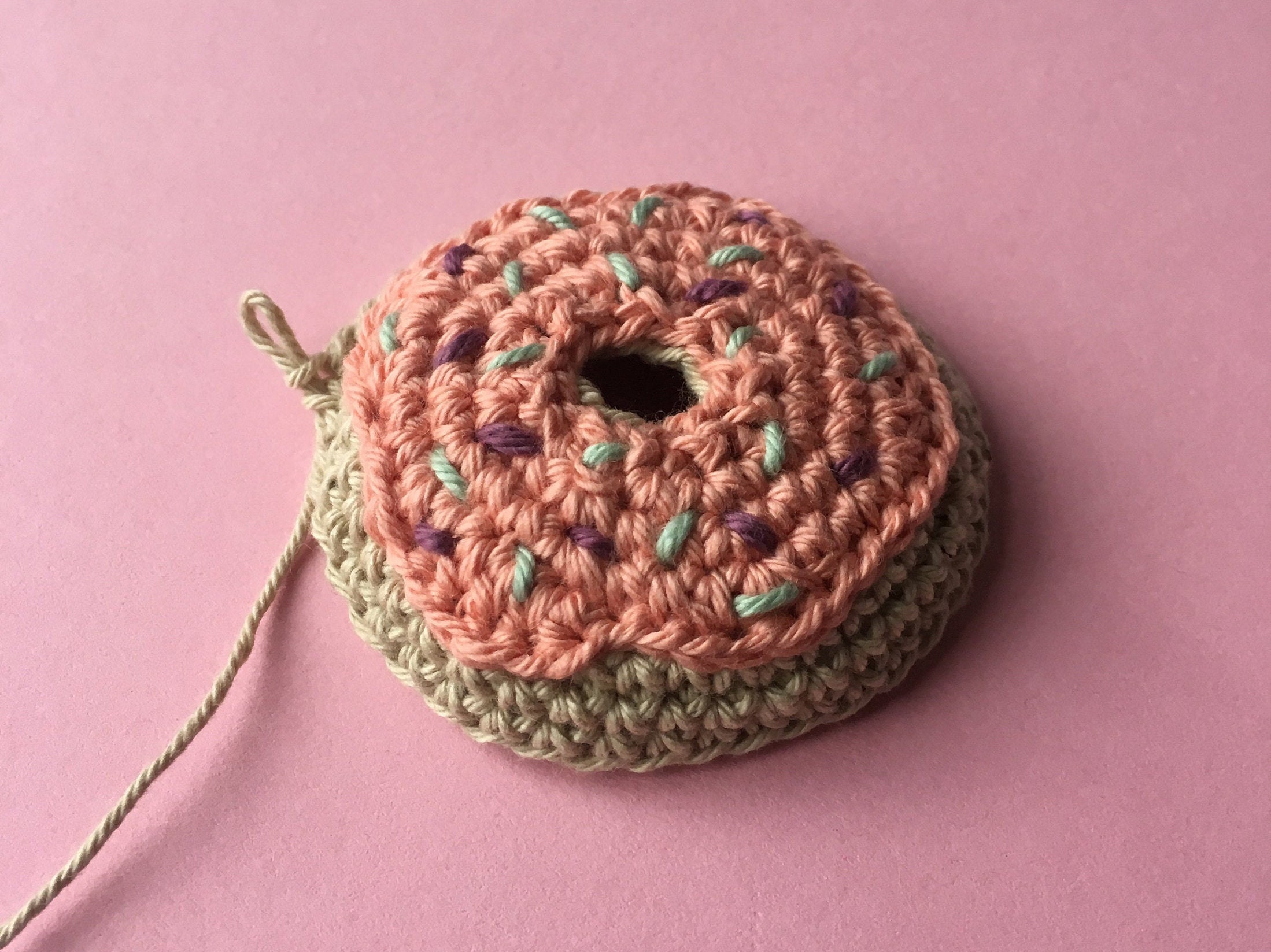 Mini Doughnut CROCHET PATTERN Crochet Play Food - Etsy