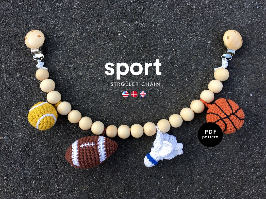 Sport Stroller Chain | CROCHET PATTERN | Pram Mobile | Amigurumi | Baby ...