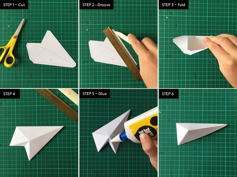 RIDGES XS | Papercraft | Paper Poster | Paper Craft Template | Pdf ...