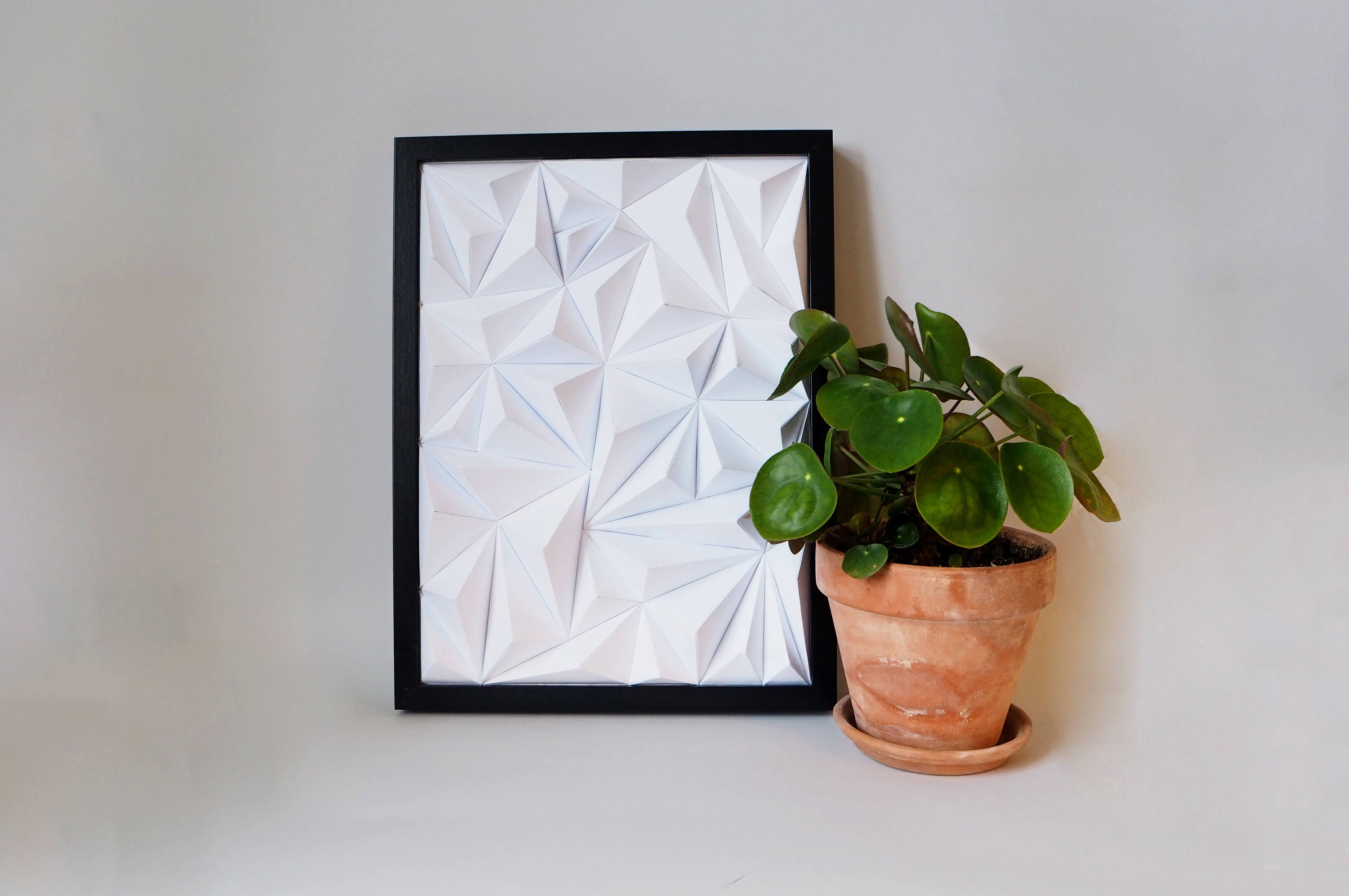 M Ridges Papercraft 3D Paper Poster DIY Template - Etsy Denmark