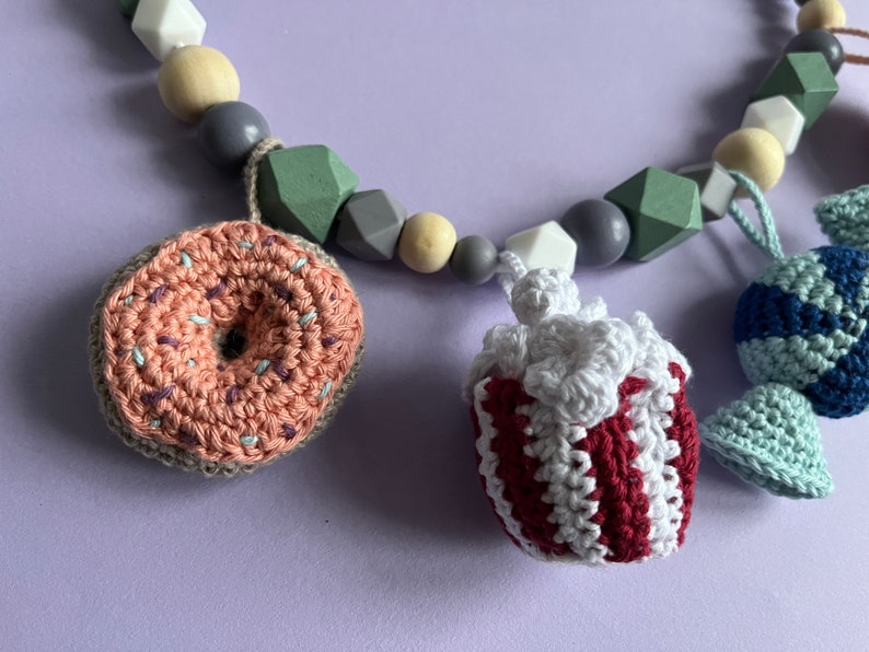 Sweets Stroller Chain | CROCHET PATTERN | Mobile | Pram | Amigurumi ...