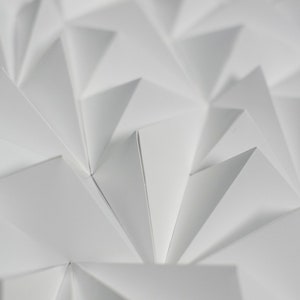 S | Ridges | Papercraft | 3D Paper Poster | DIY | Template | Printable ...