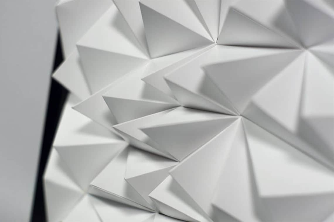 M Ridges Papercraft 3D Paper Poster DIY Template - Etsy Denmark