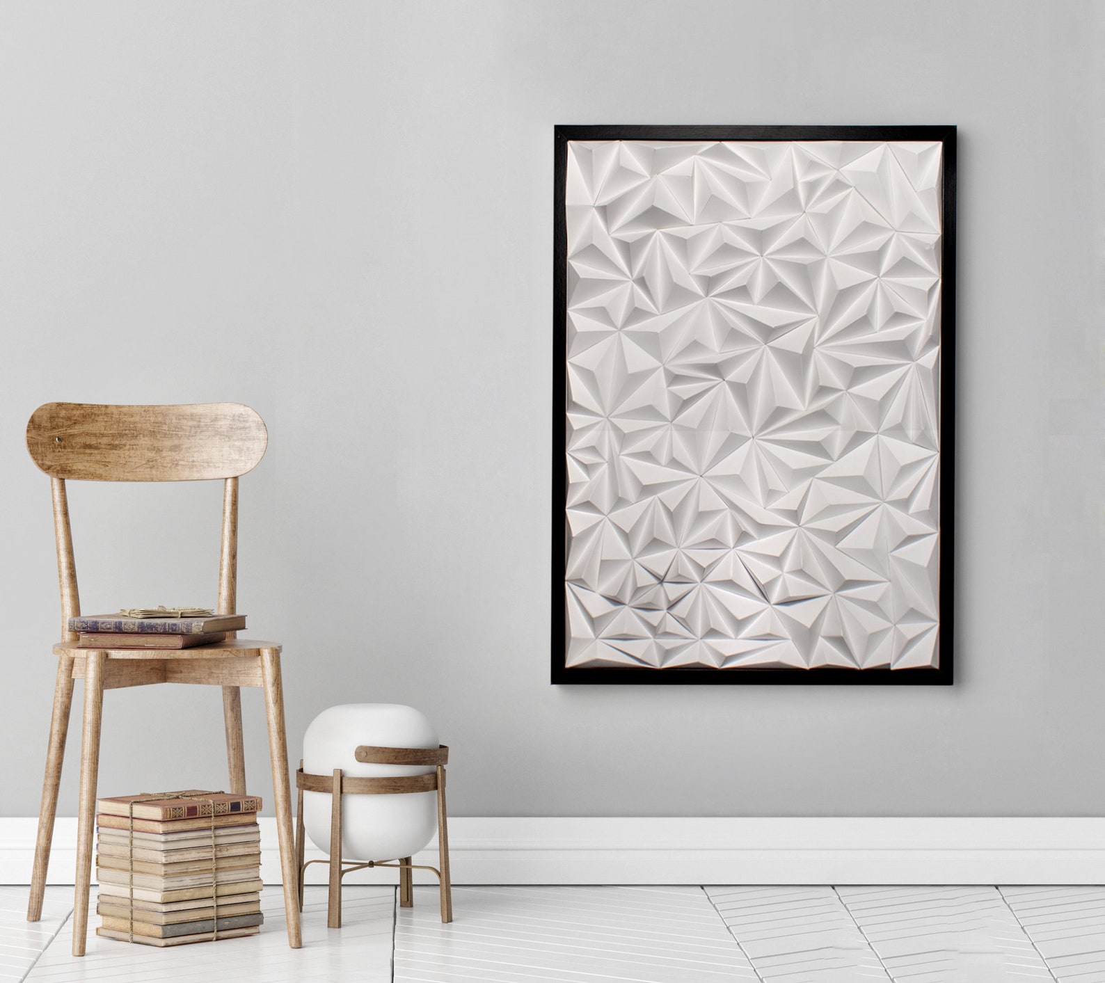 XL Ridges Papercraft 3D Paper Poster DIY Template - Etsy Denmark