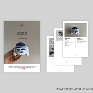 Mini R2D2 | CROCHET PATTERN | Crochet Star Wars I Amigurumi | Stroller ...