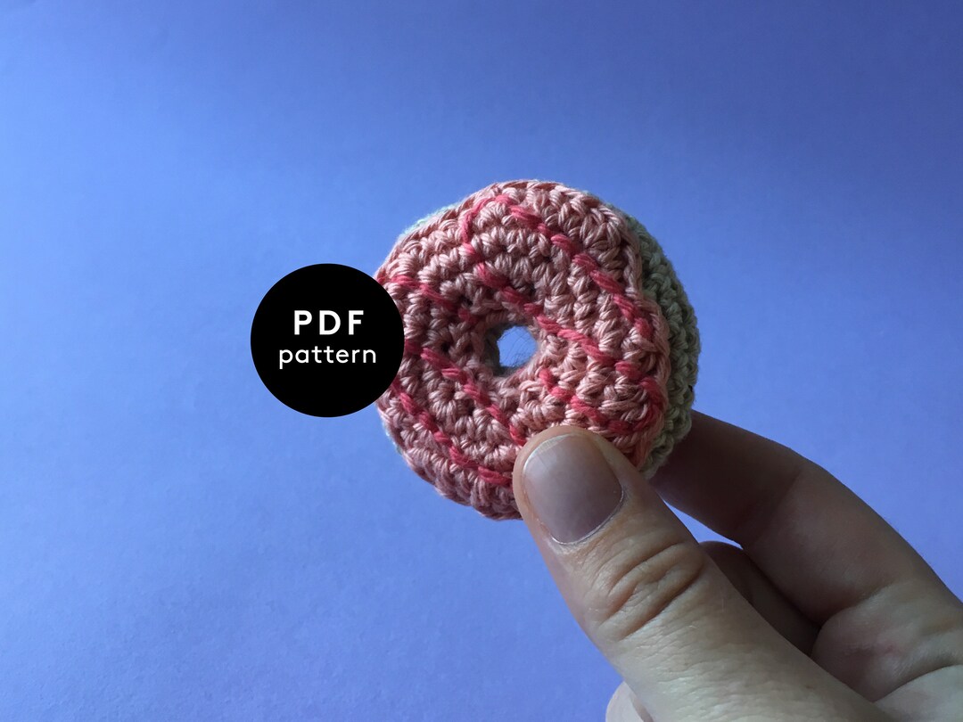 Mini Doughnut | CROCHET PATTERN | Crochet Play Food | Amigurumi ...
