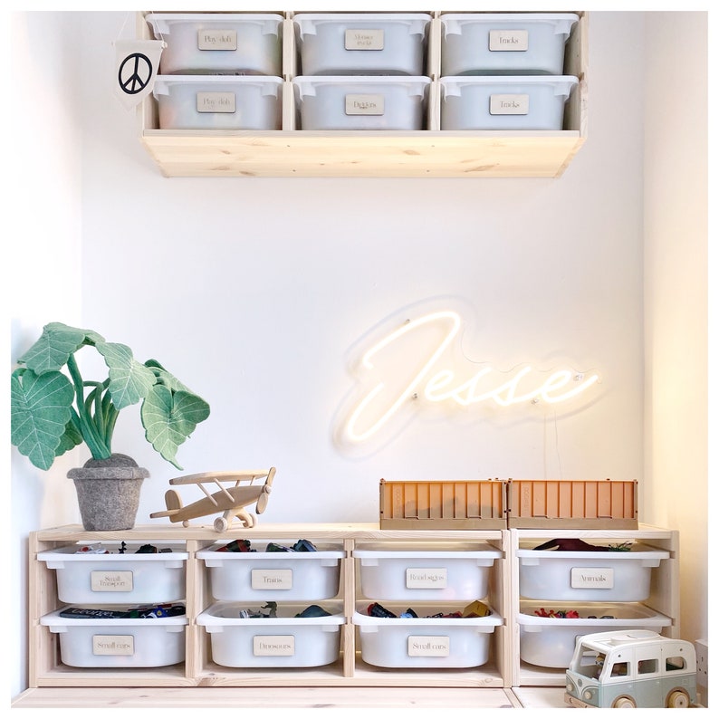 Ikea Trofast Storage Labels/wooden Label Discs/nursery Storage/ Kids ...