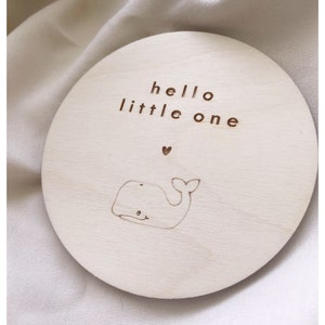 Hello Little One Baby Disc, Baby Boy Plaque, New Baby Plaque, Baby ...