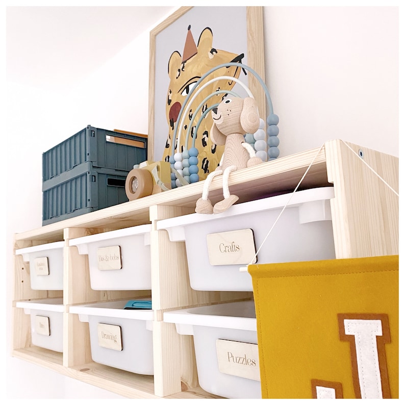 Ikea Trofast Storage Labels/wooden Label Discs/nursery Storage/ Kids ...