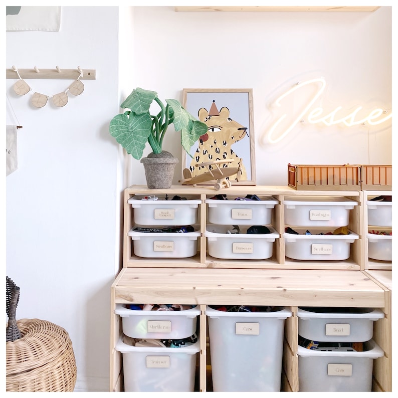 Ikea Trofast Storage Labels/wooden Label Discs/nursery Storage/ Kids ...