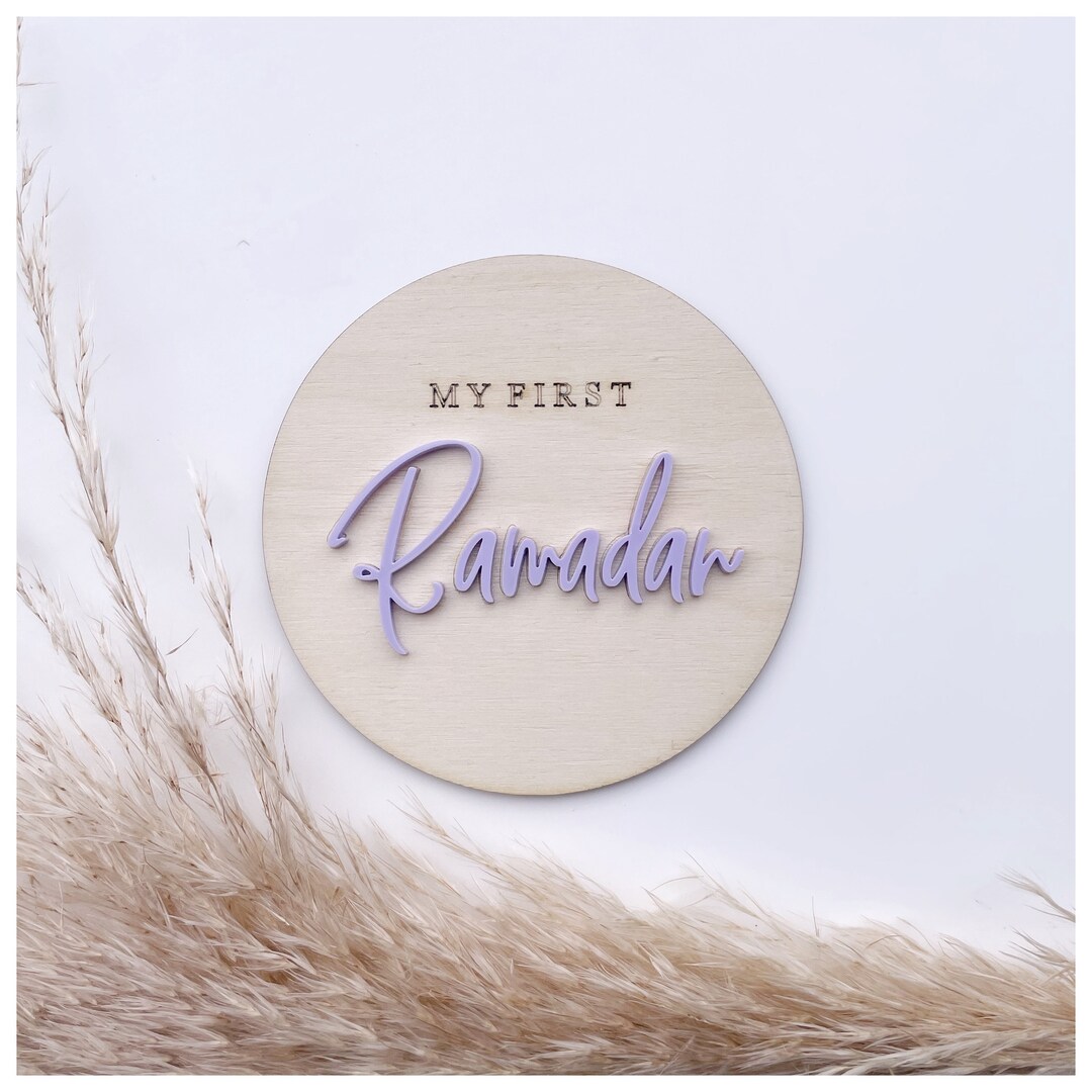 My First Ramadan / Baby Plaque / Baby’s First Ramadan / Arabic / Muslim ...