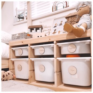 Ikea Trofast Storage Labels/wooden Label Discs/nursery Storage/ Kids ...