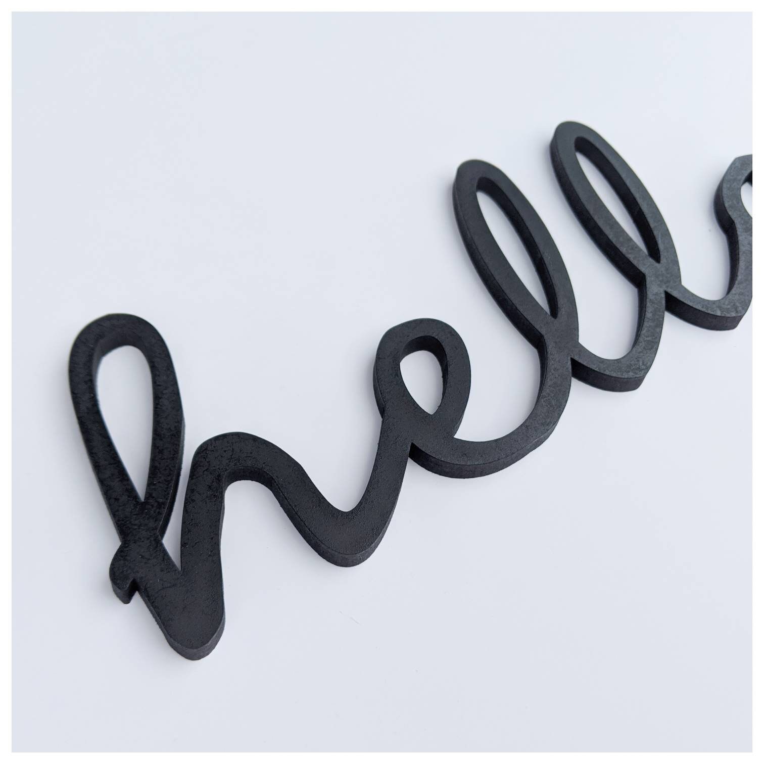 Hello wall sign / hello wooden wall sign / hello sign / wooden | Etsy